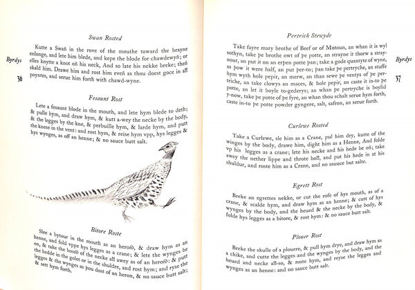 "A Fifteenth Century Cookry Boke" 1962 ANDERSON, John L.