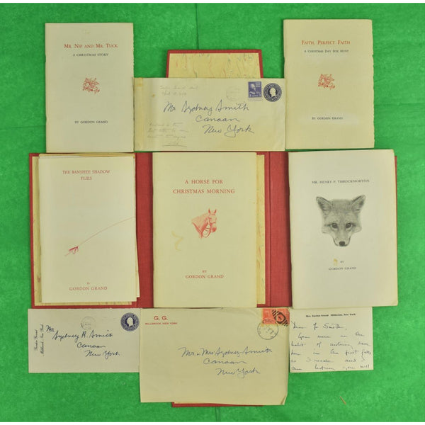 "Christmas Stories 5 Equestrian Millbrook, NY Booklets/ Letters" 1939-