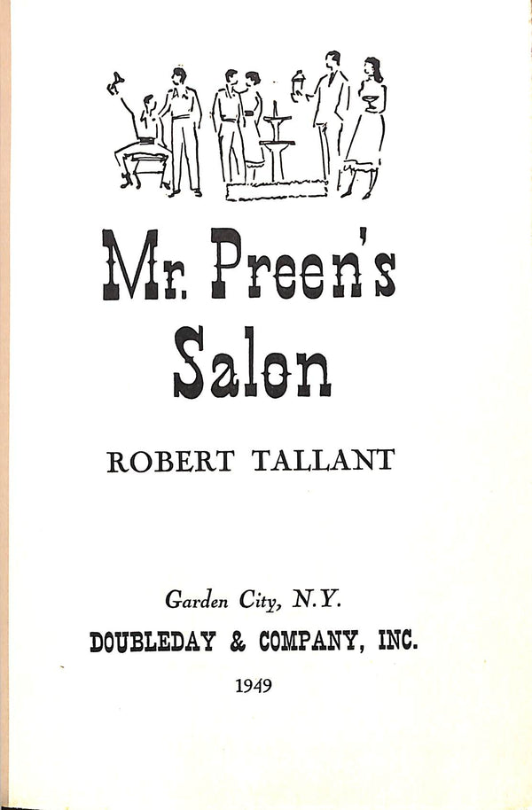 "Mr. Preen's Salon" 1949 TALLANT, Robert