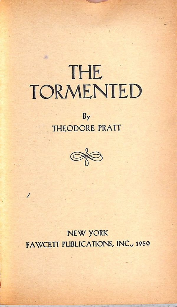 "The Tormented" 1951 PRATT, Theodore