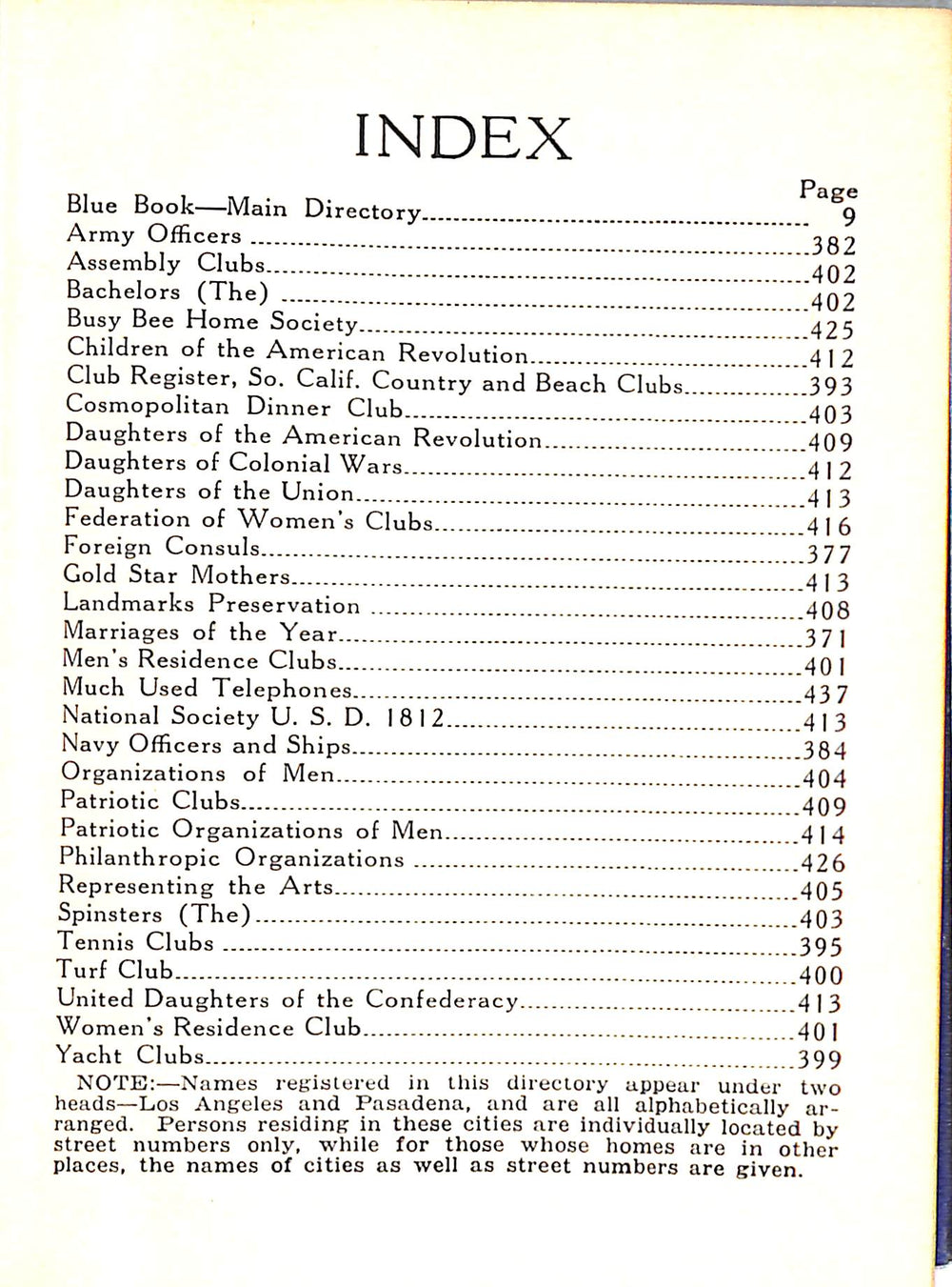 "Southwest California Blue Book" 1936 BERRY, Lenora King [editor]