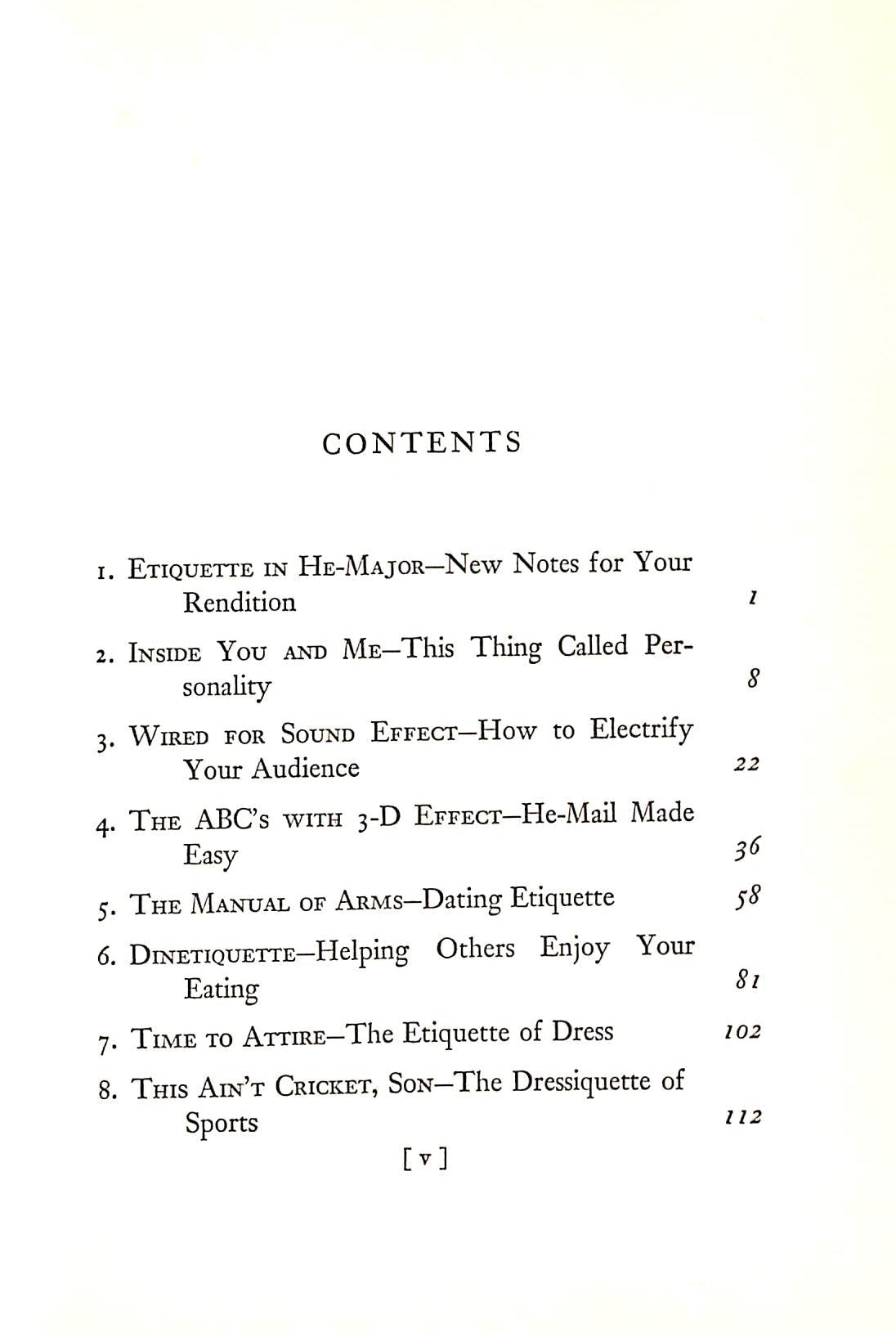 "He-Manners: Young Man's Book Of Etiquette" 1954 LOEB, Robert H. Jr.