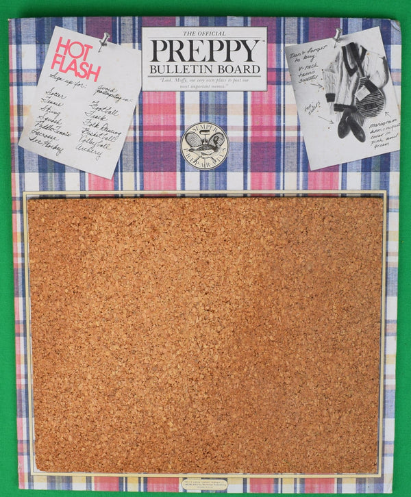 "The Official Preppy Bulletin Board" 1981