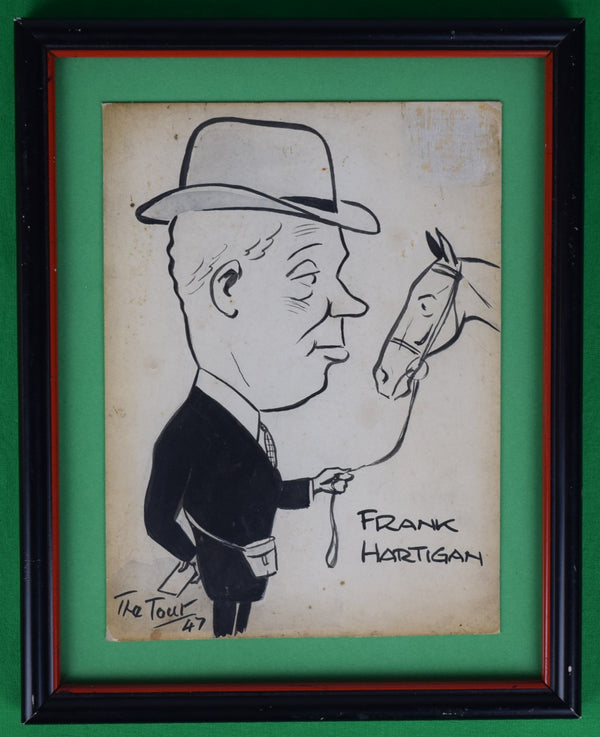 "Frank Hartigan Trainer" 1947 Watercolour
