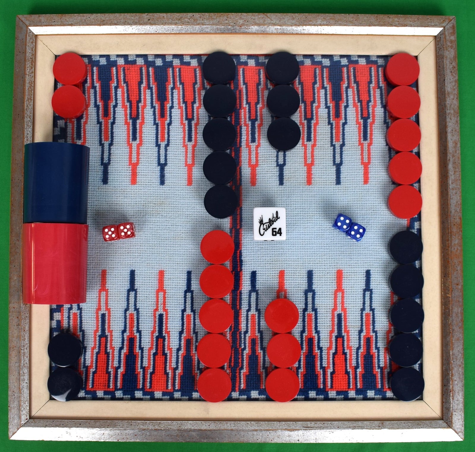 The Cary Collection- Objet - Needlepoint Backgammon Boards