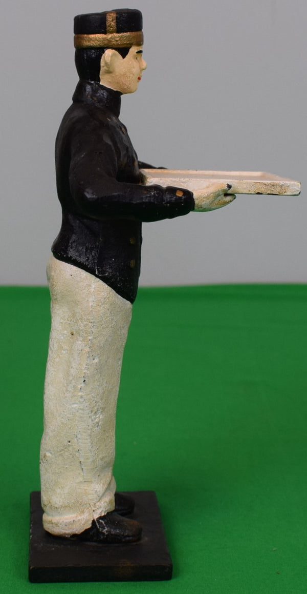 Bellhop Cast Iron Calling Card Stand