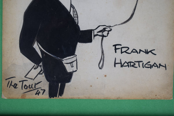 "Frank Hartigan Trainer" 1947 Watercolour