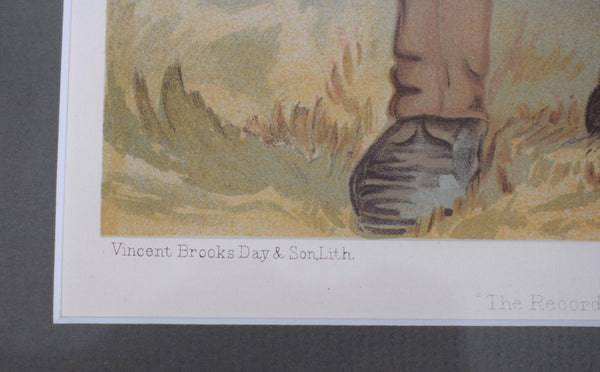 Walter Winans, "The Record Revolver Shot" 1893 Framed Vanity Fair Prin