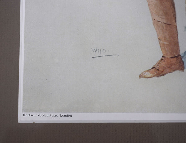 Walter Winans "Tracks And Triggers" Framed Vanity Fair Print (SOLD)
