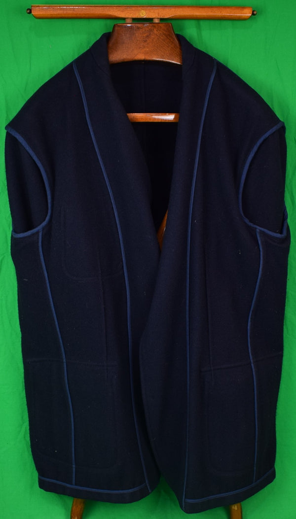 "Polo Ralph Lauren Navy Melton Wool Doeskin Flannel Jacket w/ Blazer B