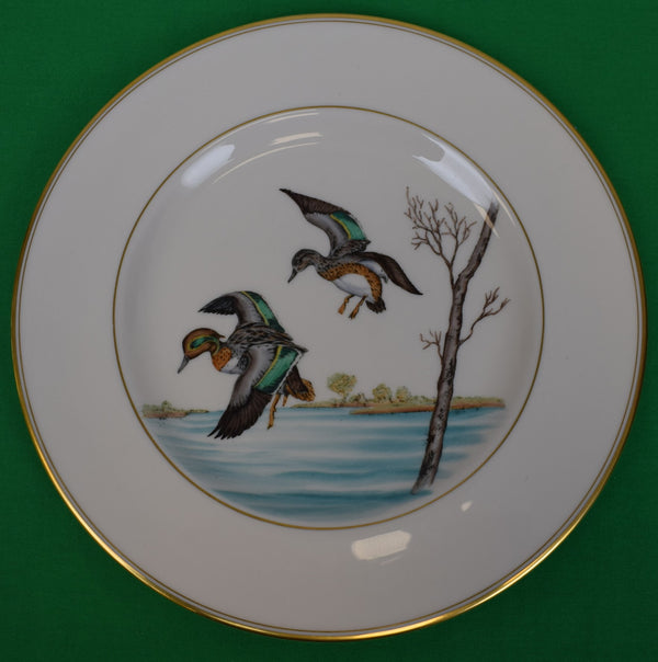 "Set x 7 Abercrombie & Fitch Hand-Painted Game Bird Dinner Plates"