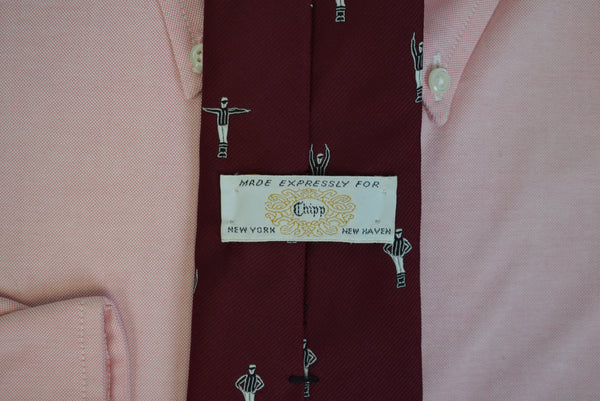 "Chipp x Harvard Crimson w/ Ivy League Referee Logo Tie"