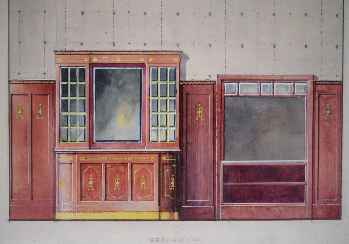 Interior Cabinet Rendering