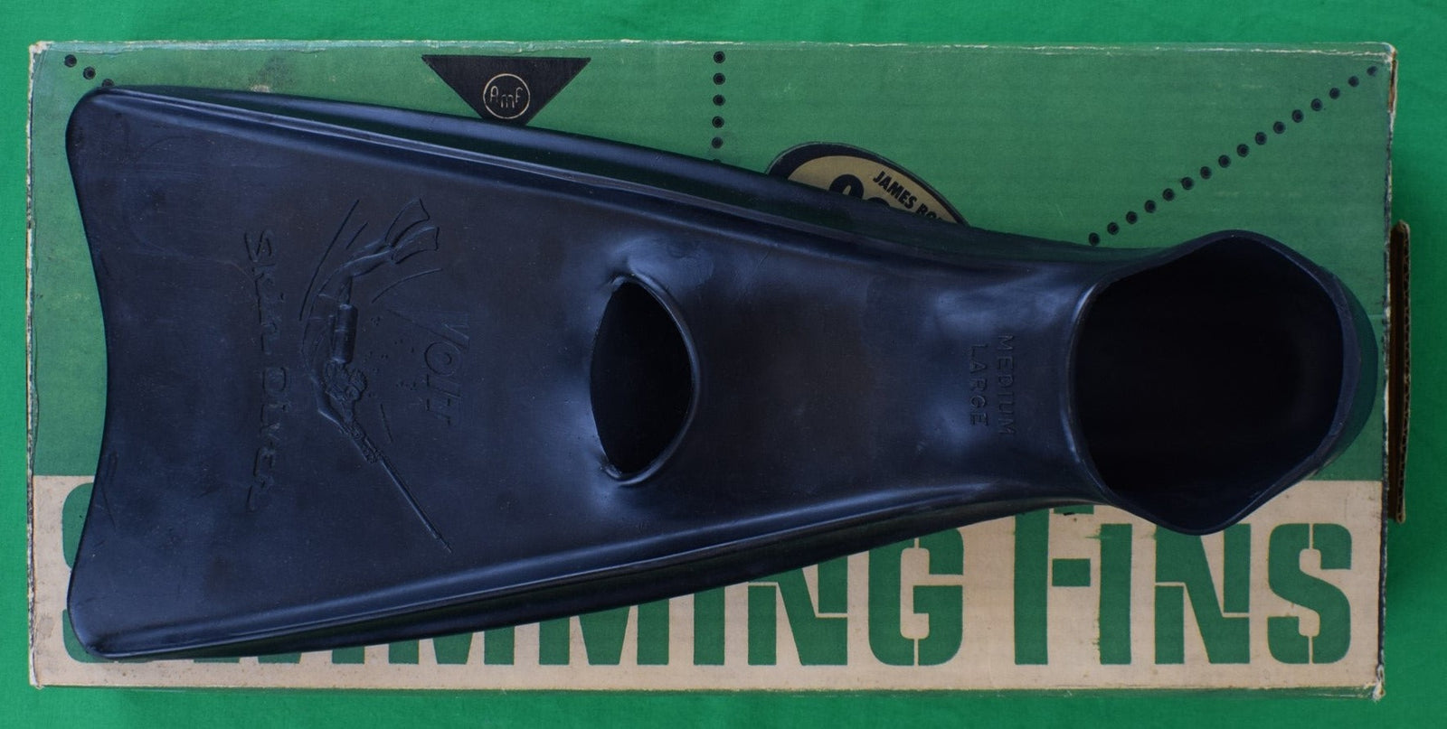 "James Bond 007 Thunderball AMF-Voit Skin Diving Swimming Fins" 1965