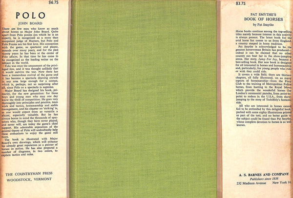 "Polo" 1955 BOARD, John (INSCRIBED)