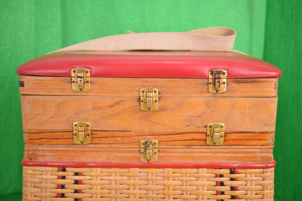 "French Wicker Seine Angler's Basket/ Stool" (SOLD)