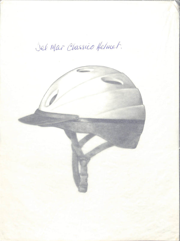 Del Mar Classico Helmet Graphite Drawing