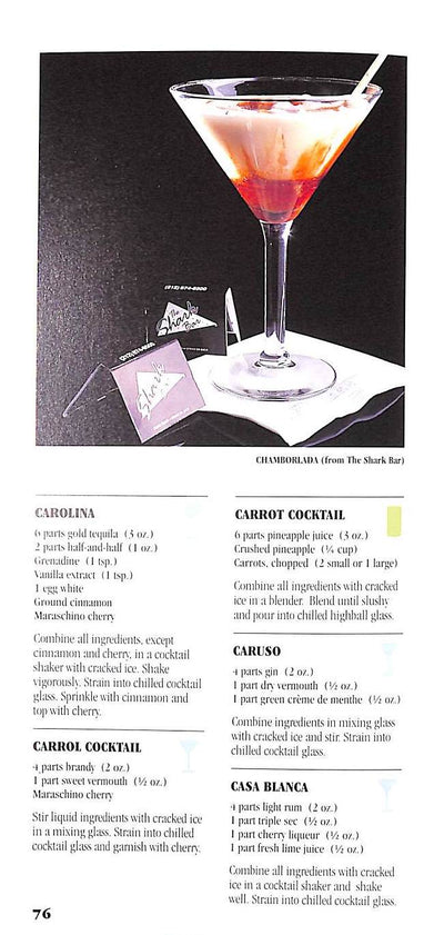 "The New York Bartenders Guide" 1997 BERK, Sally Ann