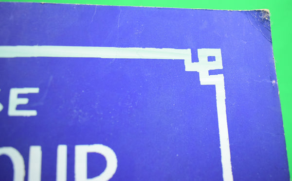 Please Count Your Change Before Leaving Hand-Painted Sign