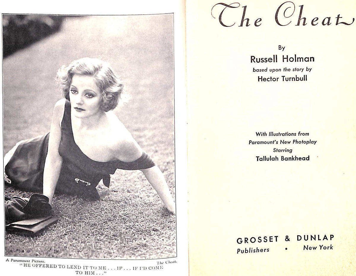 "The Cheat" 1923 HOLMAN, Russell