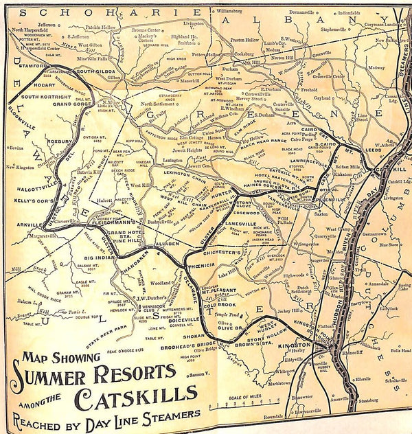 "Rand McNally & Co's Handy Guide To The Hudson River And Catskill Moun