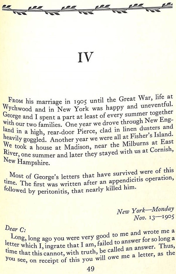 "John George Milburn, Jr. A Memoir" 1938