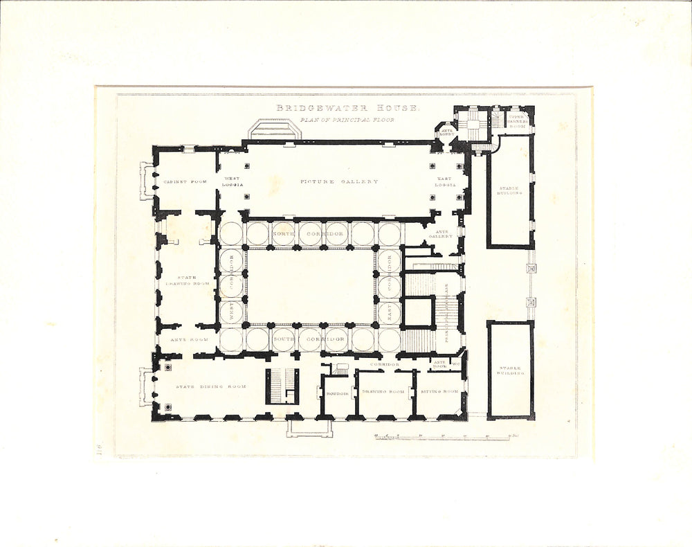 "Bridgewater House Plan Of Principal Floor"