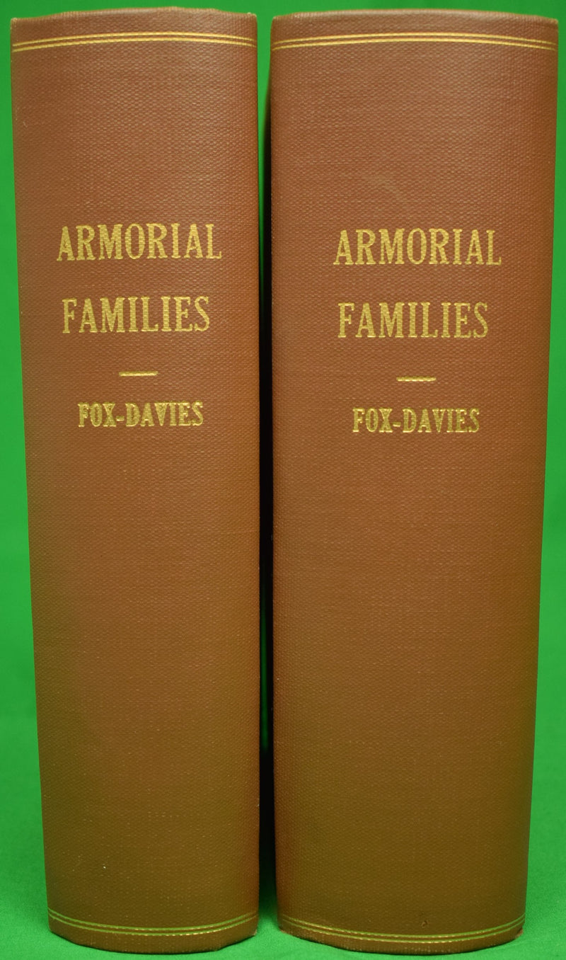 "Armorial Families A Directory Of Gentlemen Of Coat-Armour" 1929 FOX-D