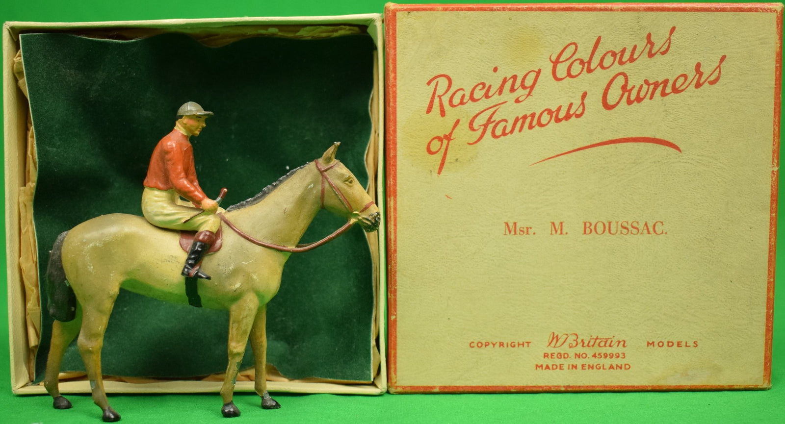 "Britains Racing Colours Of Famous Owners: Msr. M. Boussac"
