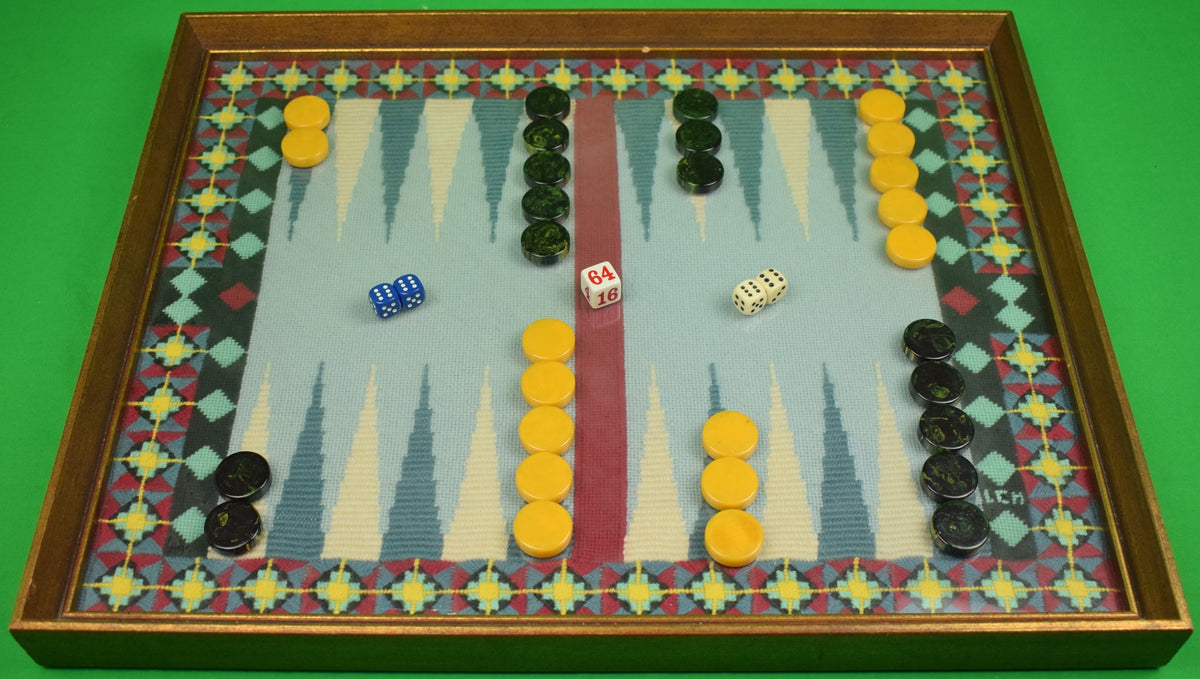 The Cary Collection- Objet - Needlepoint Backgammon Boards