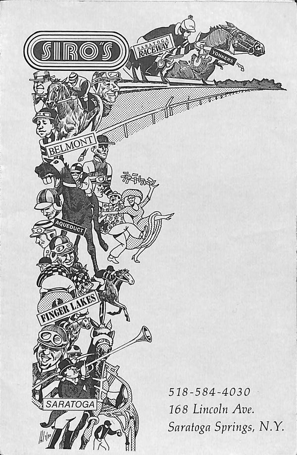 Horse Racing - Menus