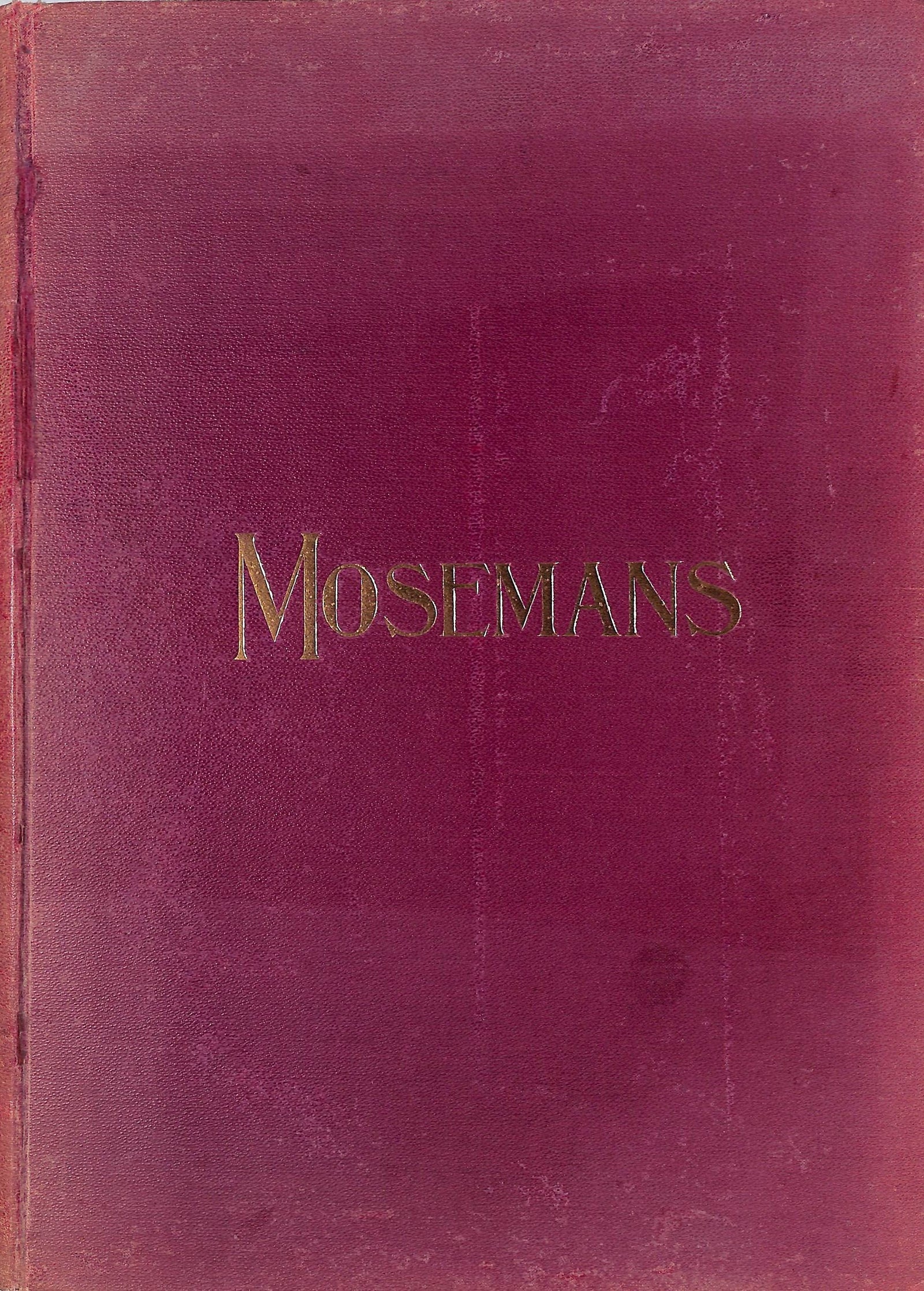 "Mosemans': Illustrated Guide For Purchasers Of Horse Furnishing Goods