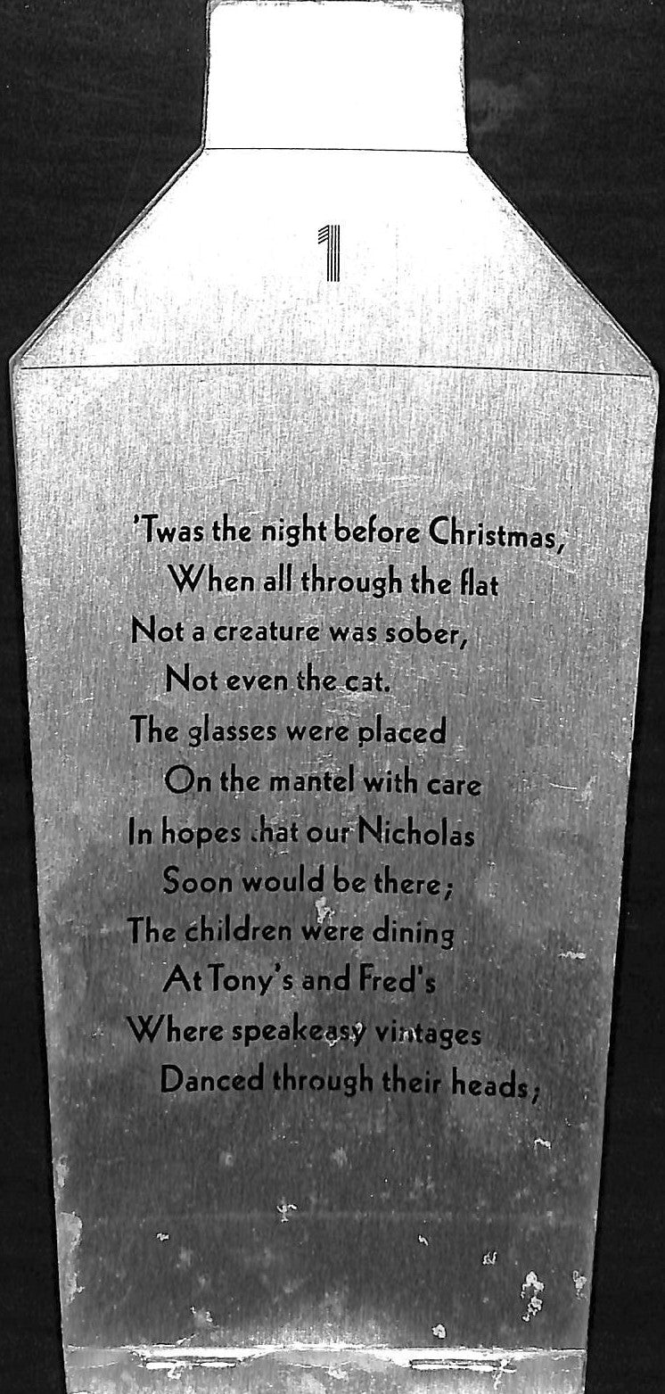 A Modern Version Of The Night Before Christmas" 1932 MCBLAIR, Robert