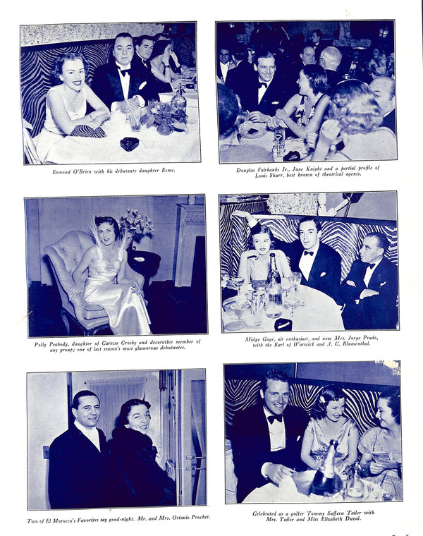 "John Perona's El Morocco Family Album" 1937 ZERBE, Jerome [Photograph