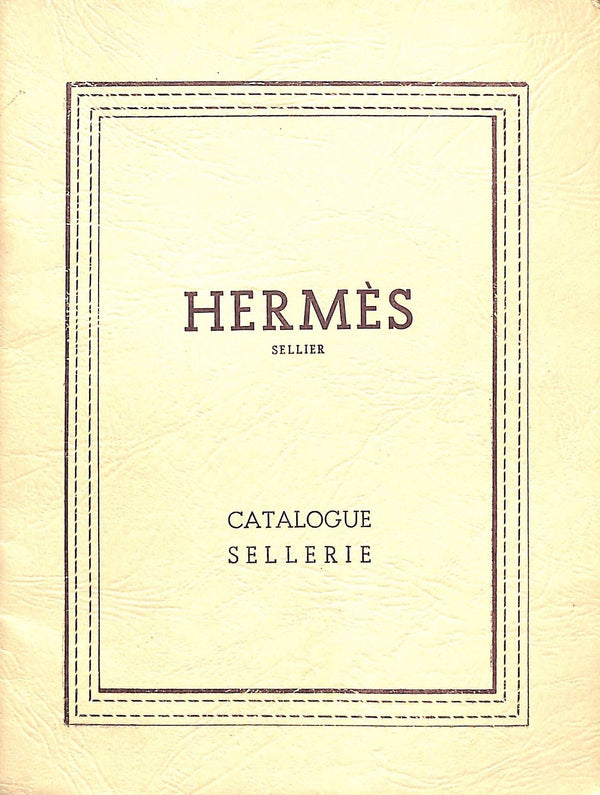 "Hermes Catalogue Sellerie"