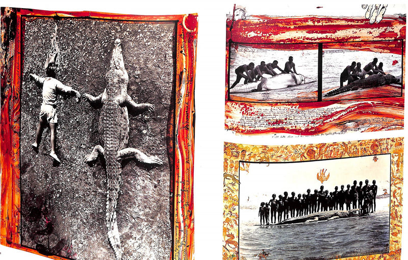 "Peter Beard: Fifty Years of Portraits" 1999 w/ Original PB Artwork!