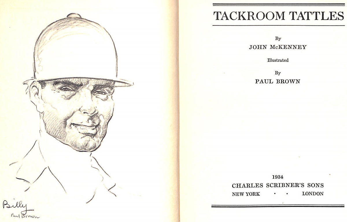 "Tack Room Tattles" 1934 MCKENNEY, John