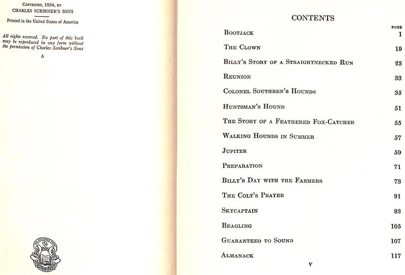 "Tack Room Tattles" 1934 MCKENNEY, John