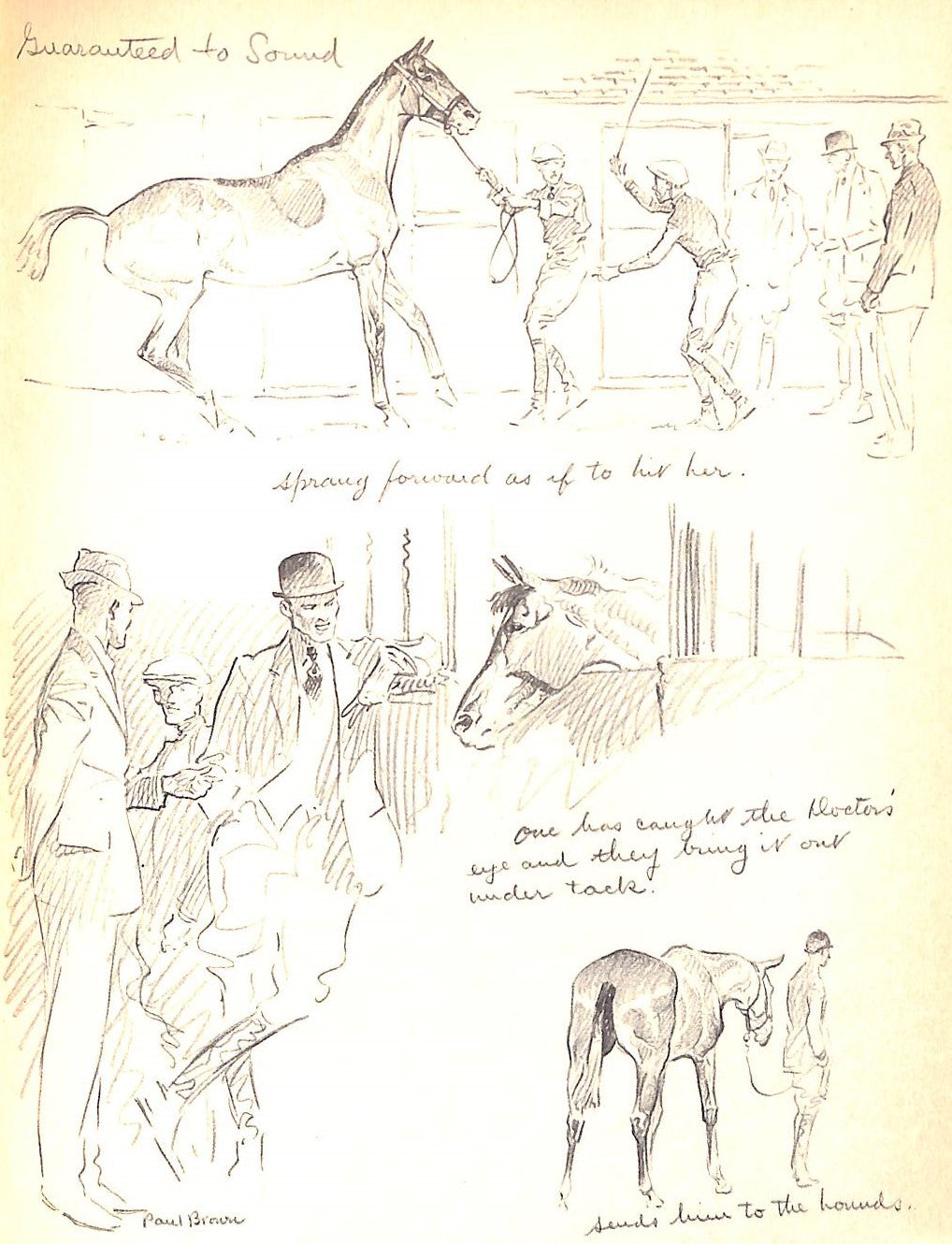 "Tack Room Tattles" 1934 MCKENNEY, John