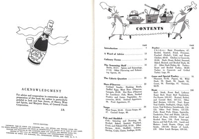 "The Fireside Cook Book" 1949 BEARD, James A.