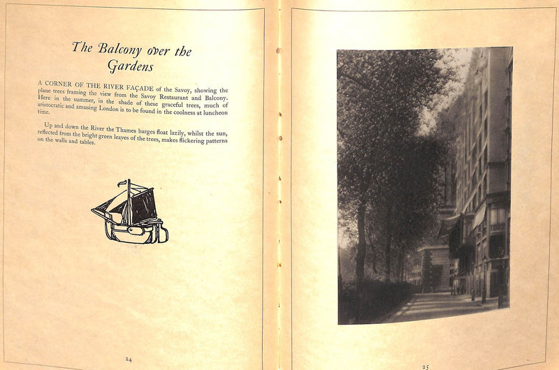 "The Savoy London" 1923