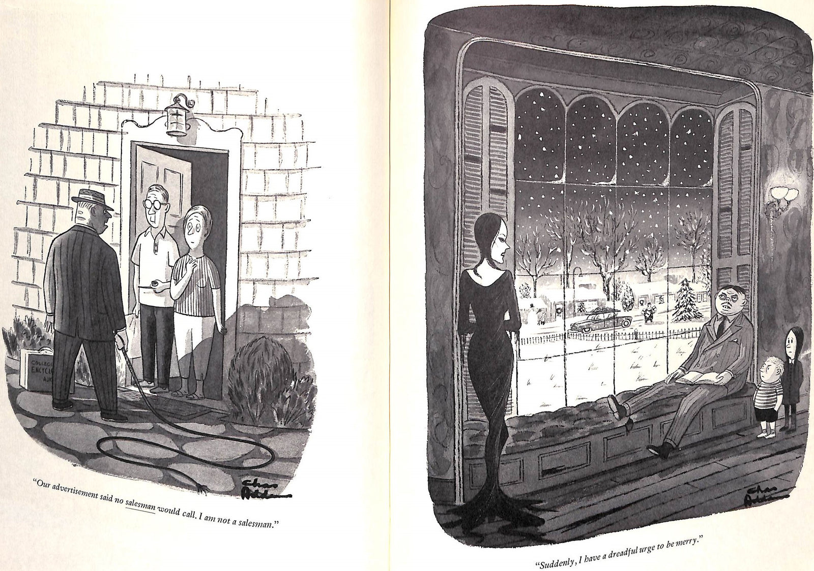 "The Groaning Board" 1964 ADDAMS, Charles