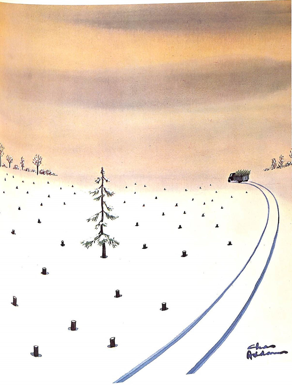 "The Groaning Board" 1964 ADDAMS, Charles