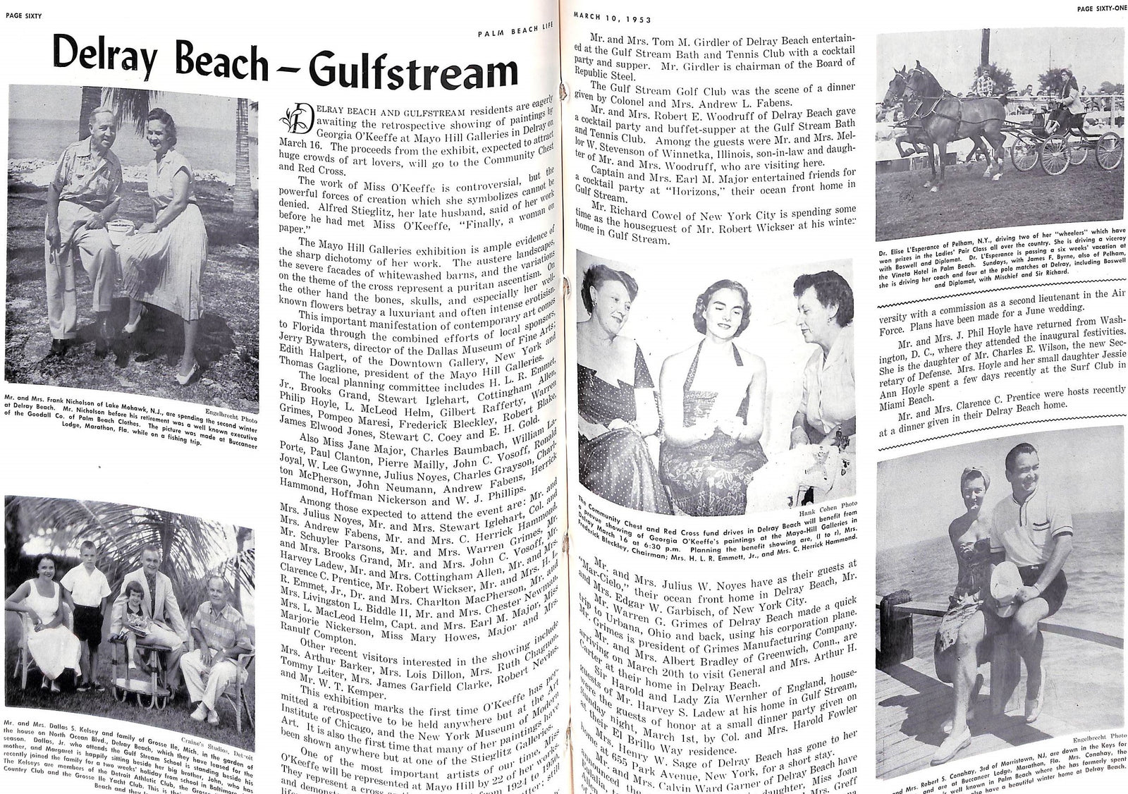 Palm Beach Life Magazine March 10, 1953