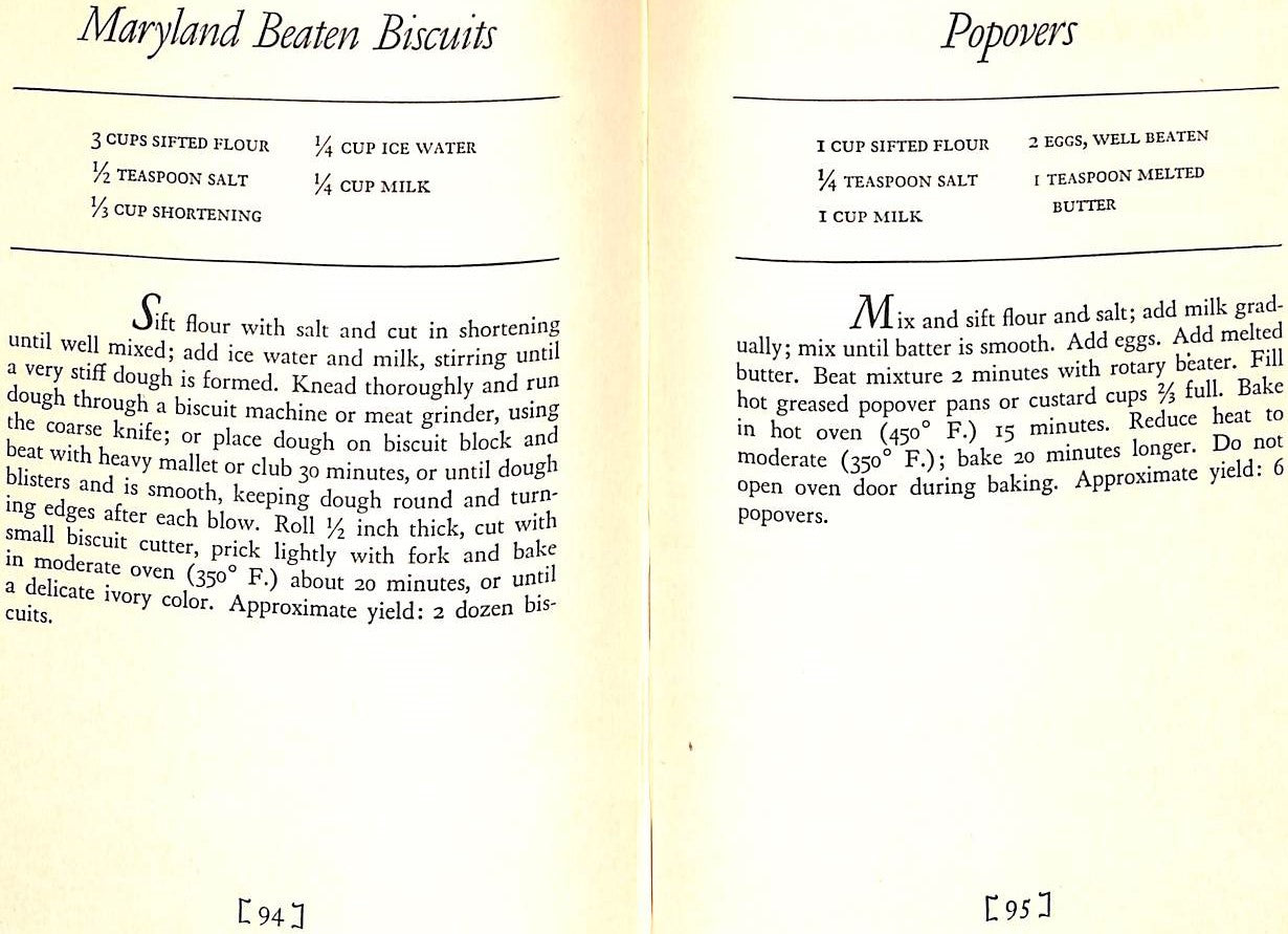 "Some Favorite Southern Recipes Of The Duchess Of Windsor" 1942