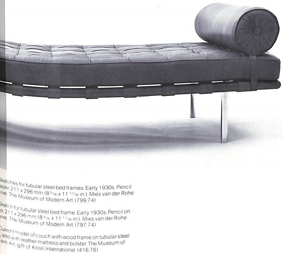 "Ludwig Mies Van Der Rohe" 1977 GLAESER, Ludwig