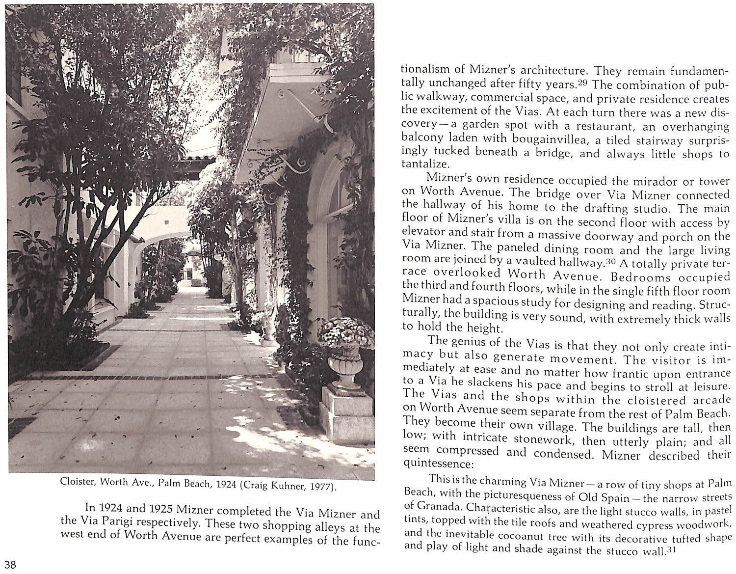 "Addison Mizner: Architect of Dreams and Realities" 1977