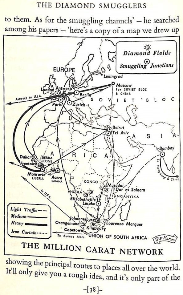 "The Diamond Smugglers" 1957 FLEMING, Ian