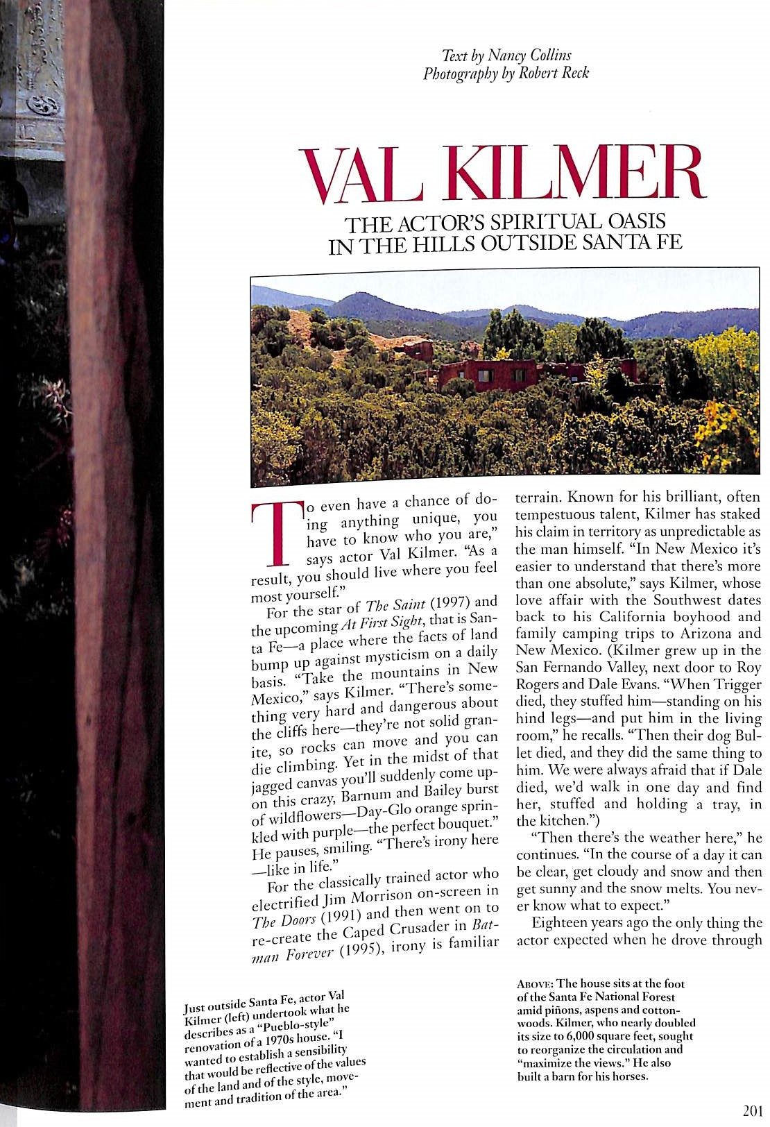 "Architectural Digest Hollywood at Home" April 1998