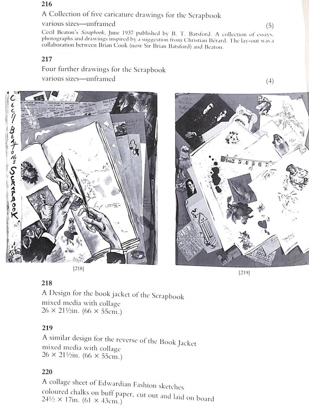 "Cecil Beaton: Stage And Costume Designs, Portraits Fashion Drawings A